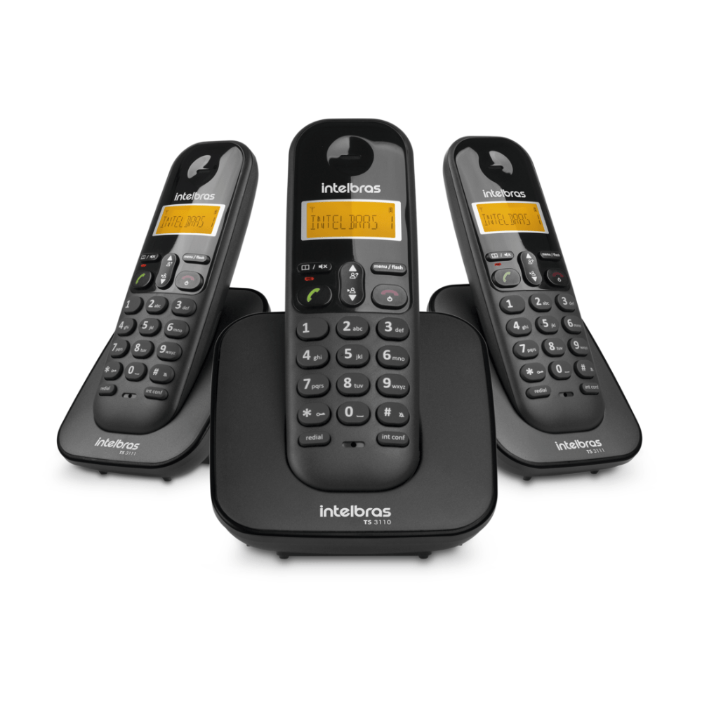 Telefone Digital Sem Fio TS3113 Preto Intelbras – Suporte Eletrônica